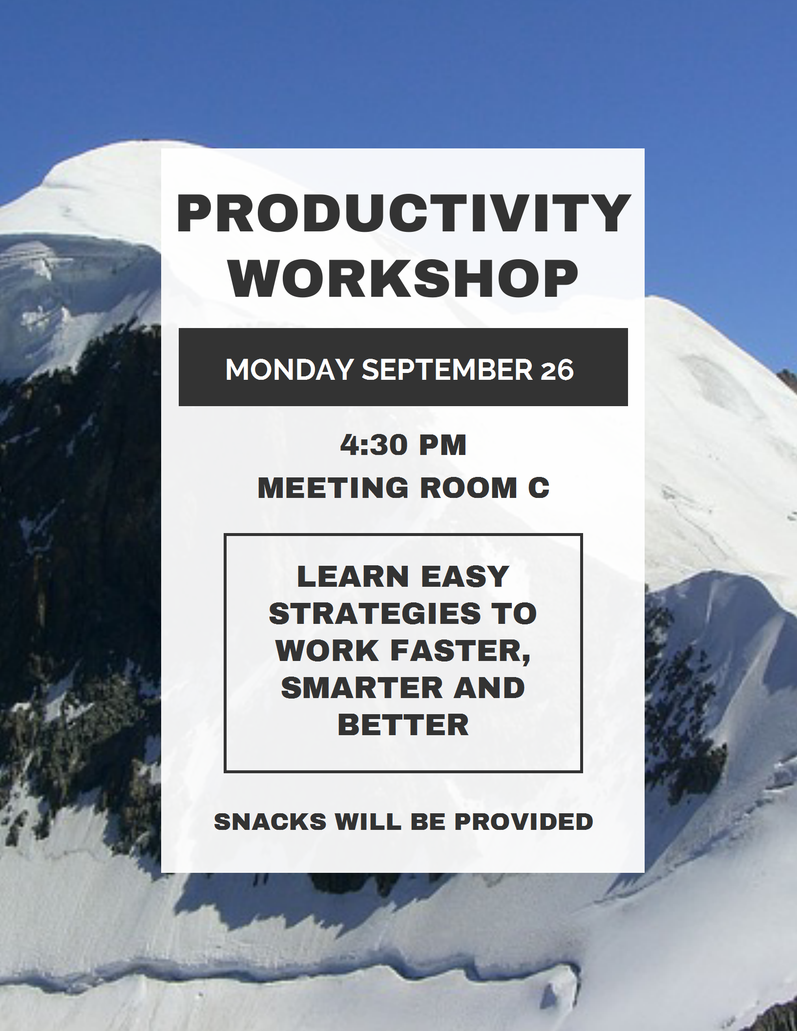 How To Create a Poster Design For Any Event