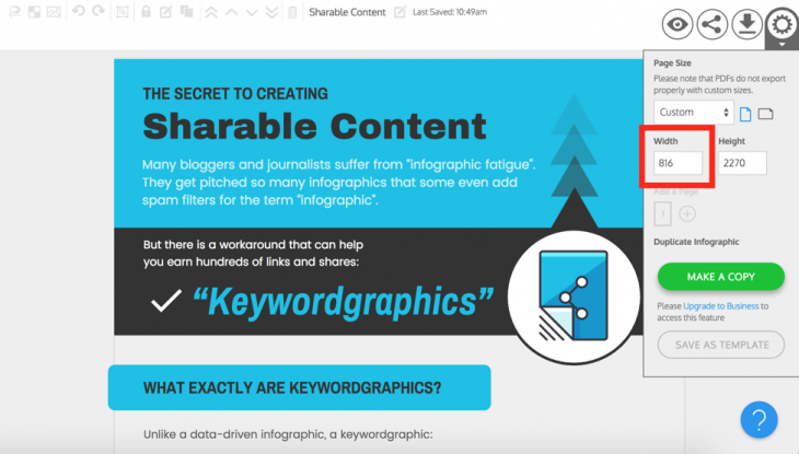 How to Pick the Right Infographic Size For Your Blog Post - Venngage