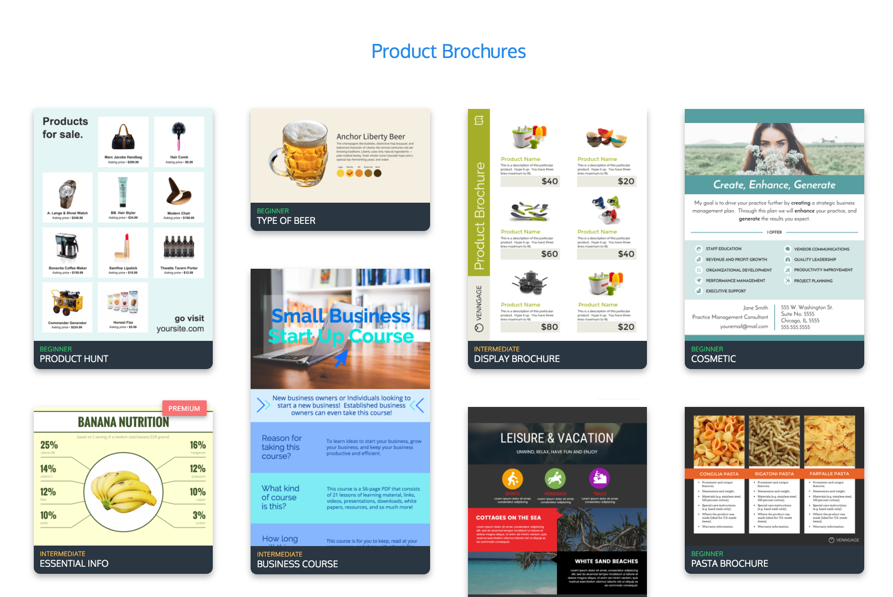 Online Brochure Maker Make Your Own Brochure With Venngage