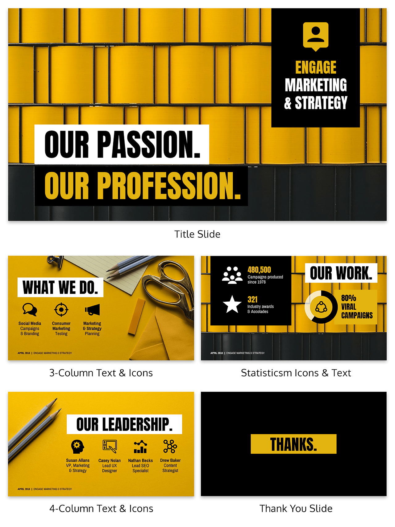Pitch Deck Template Indesign