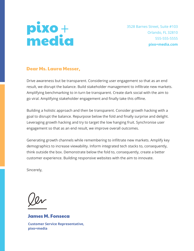 15 Professional Business Letterhead Templates And Design Ideas Venngage