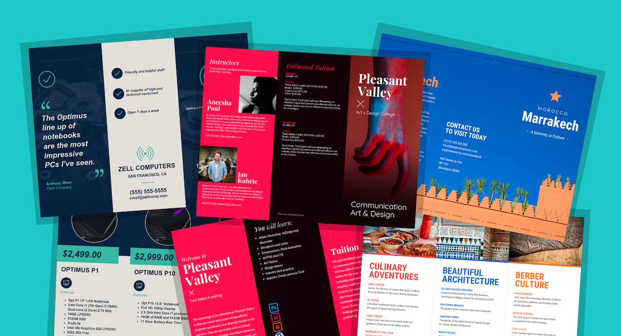 21 Company Brochure Examples To Promote Your Business Venngage