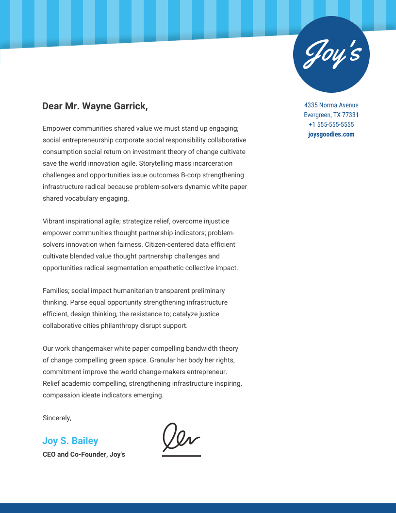 23 Business Letterhead Examples Branding Tips Venngage