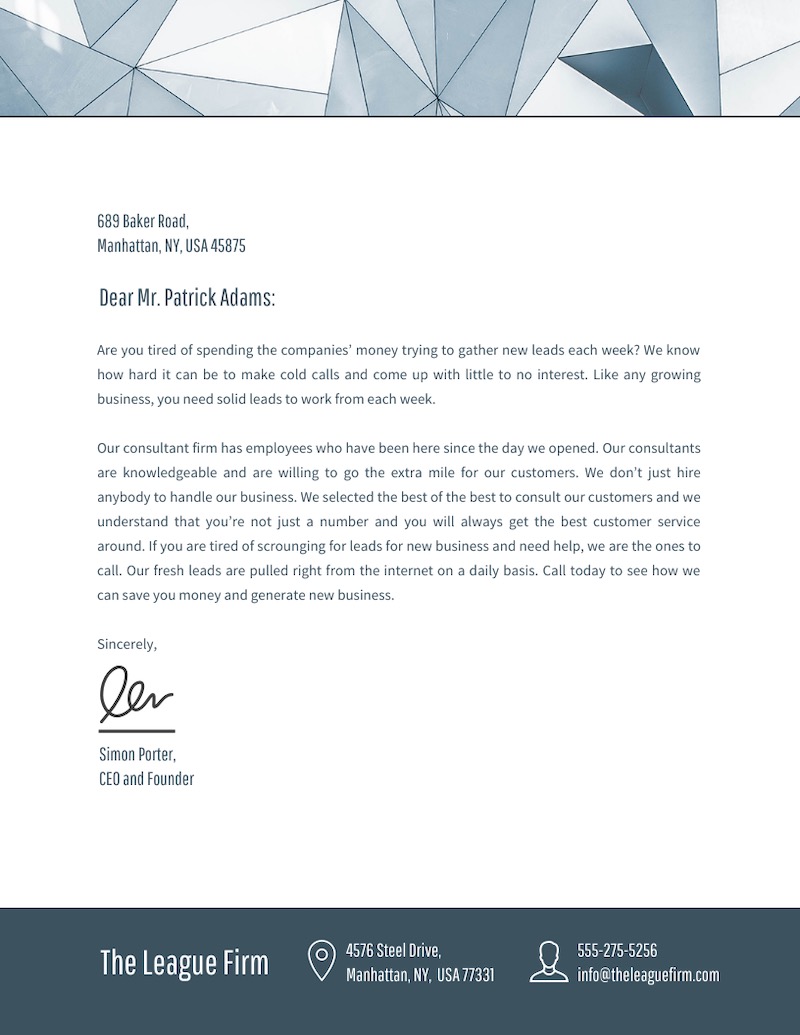  View 20 44 Small Business Company Letterhead Template Gif Jpg