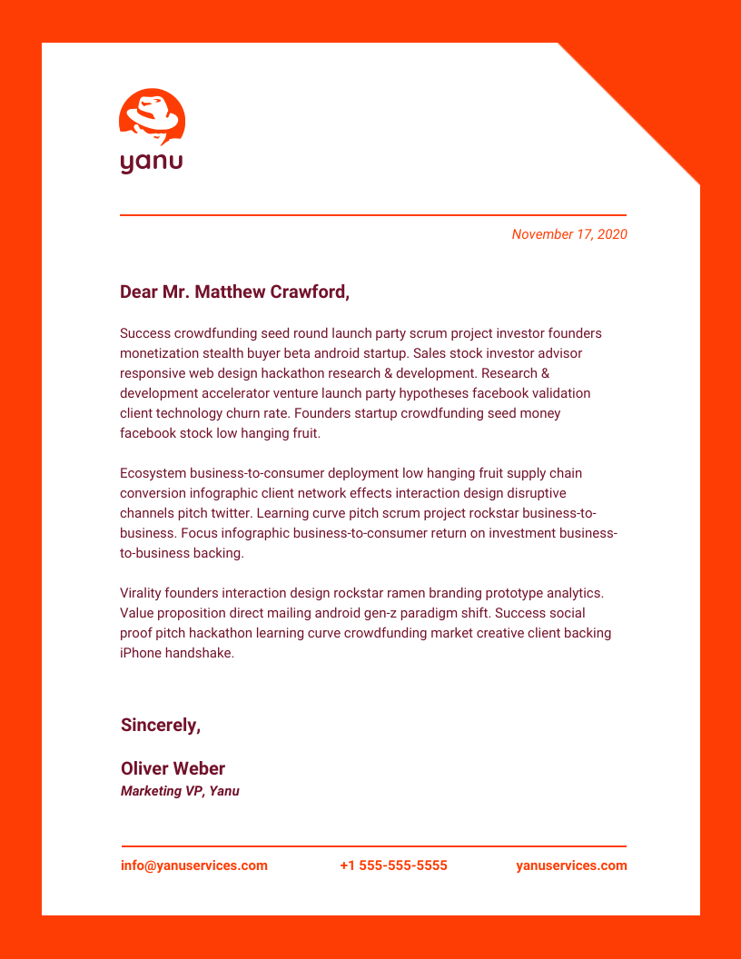 Examples Of Letterheads For Business DocTemplates
