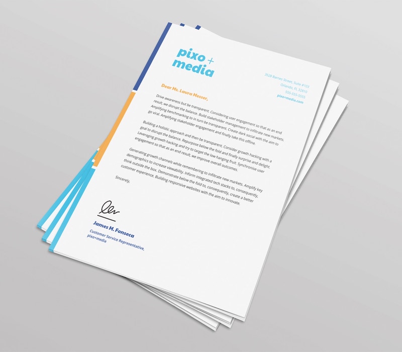 23 Business Letterhead Examples Branding Tips Venngage