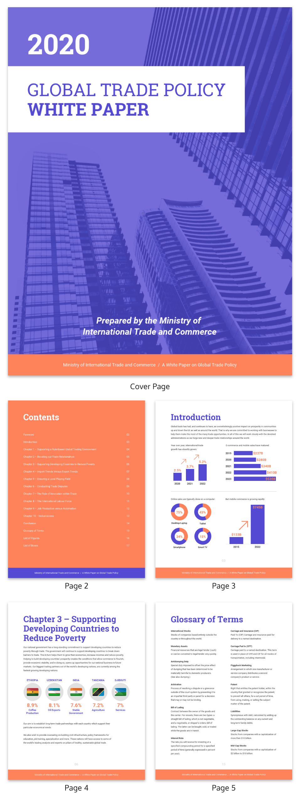 20 Page Turning White Paper Examples Design Guide White Paper