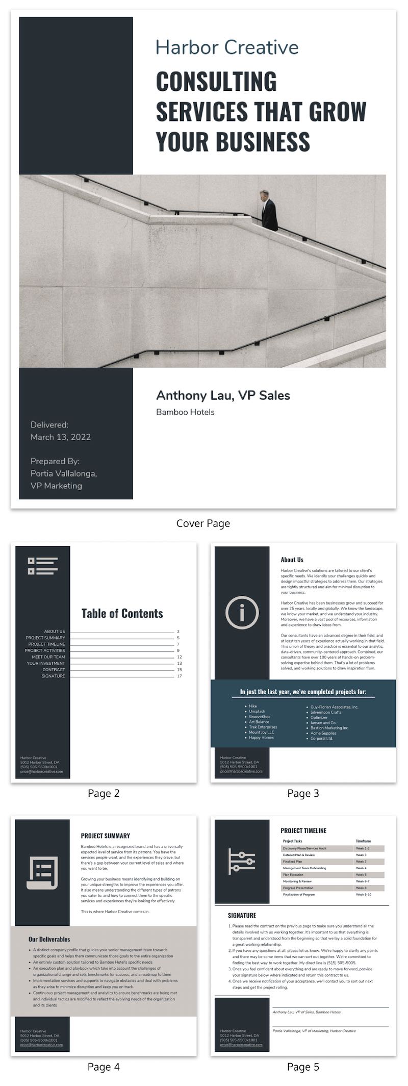 19 Consulting Proposal Templates To Close Deals Venngage