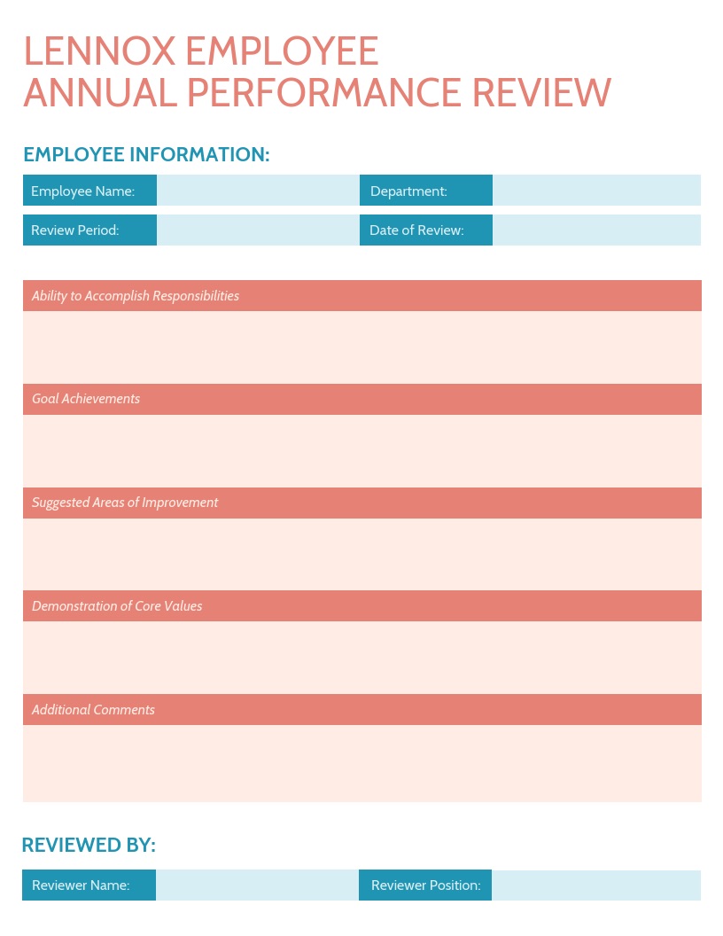 21 Performance Review Examples And Useful Phrases Venngage