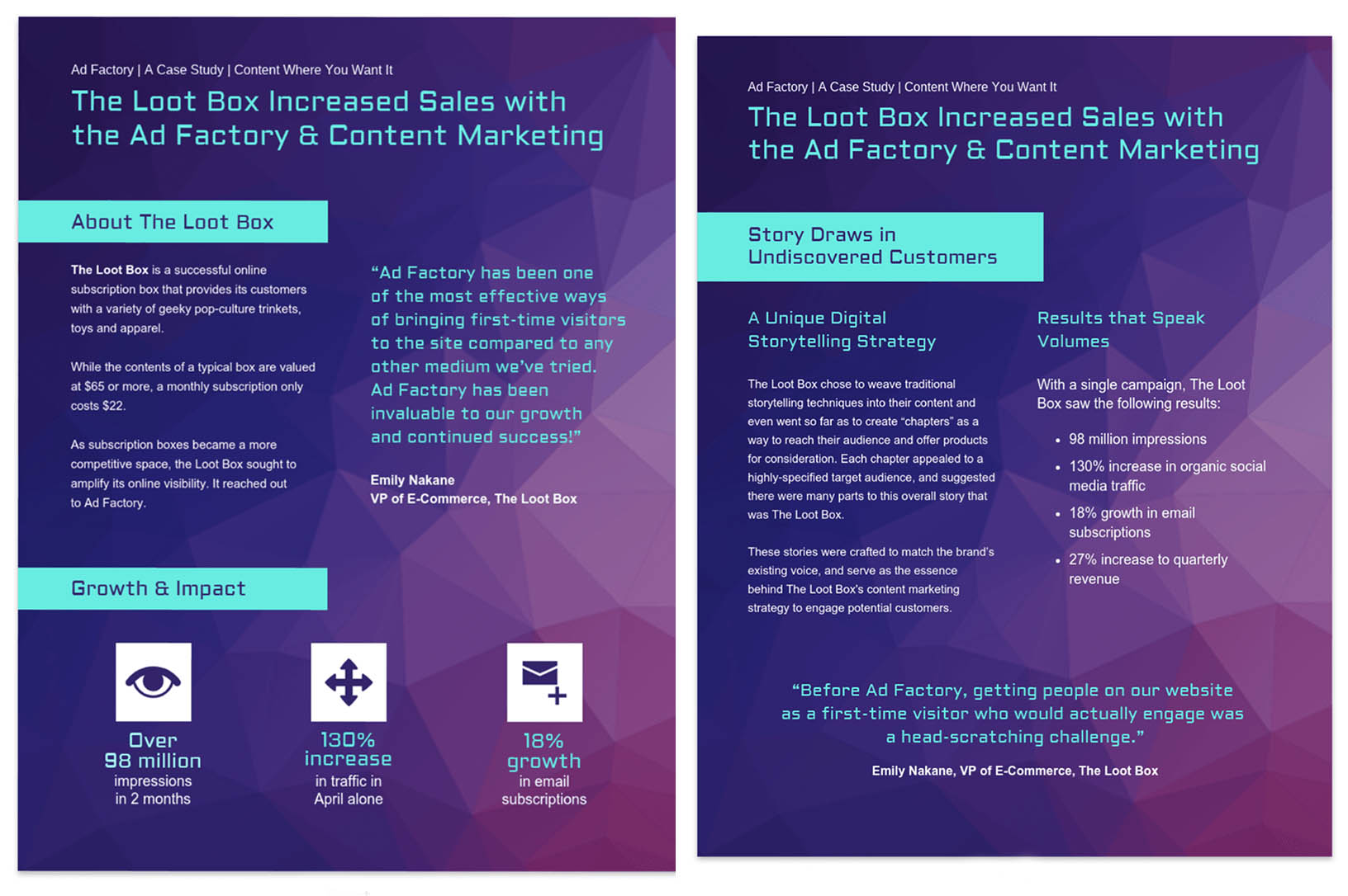 Promotion Business Case Example Example Promotion