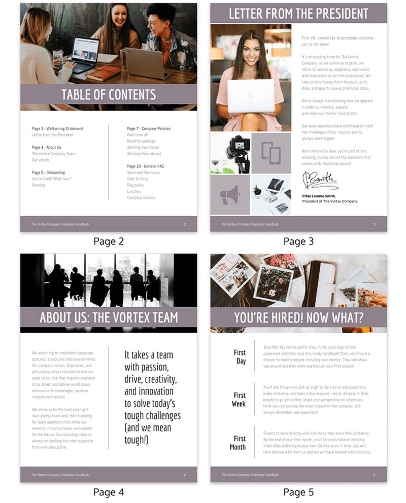 How To Write An Employee Handbook Examples Tips Venngage