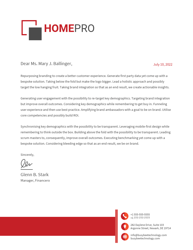 Personal Letterhead Examples Cheapest Order Save 52 Jlcatj gob mx