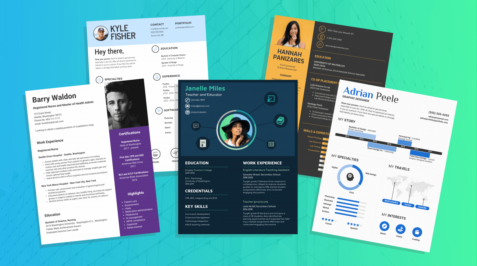20+ Infographic Resume Examples, Templates & Design Tips