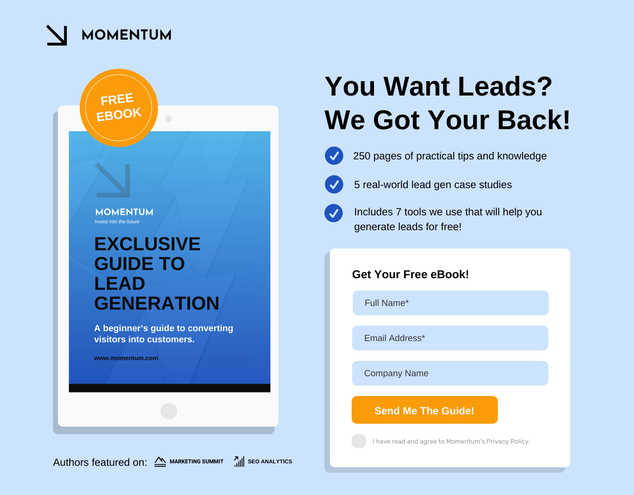 Landing Page Copy Template