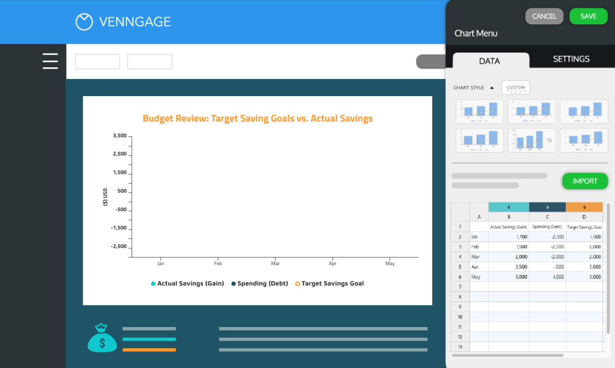 Venngage Free Graph Maker Make Stunning Charts Graphs Easily