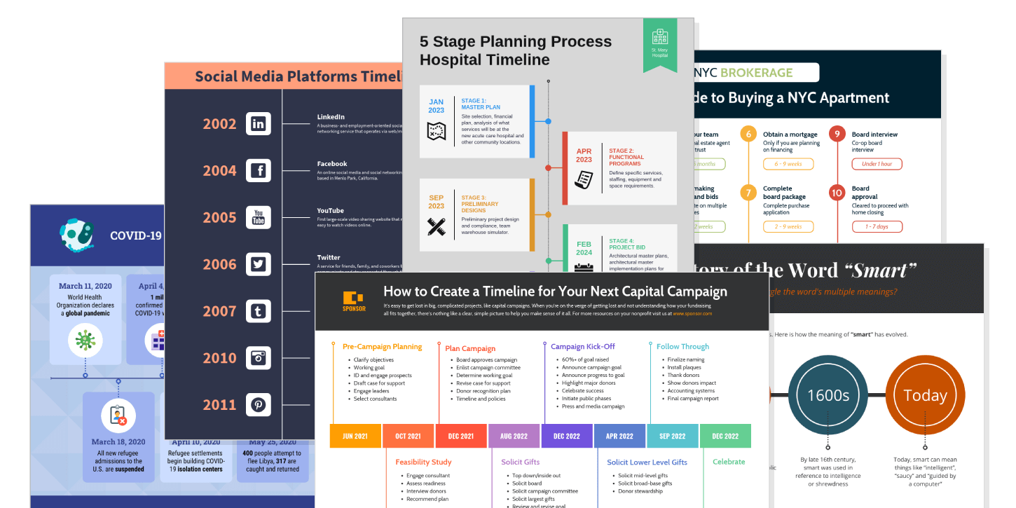 Timeline Maker Make A Timeline Infographic Venngage
