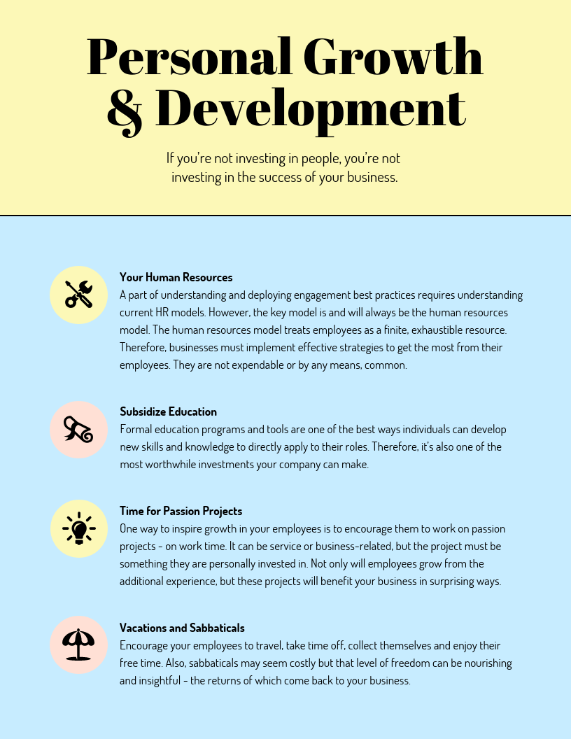 Employee Growth Plan Template
