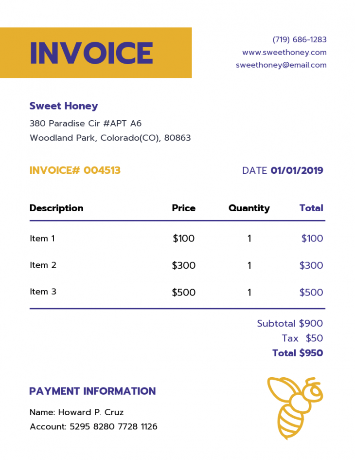 12+ Invoice Templates for Your Business - Venngage