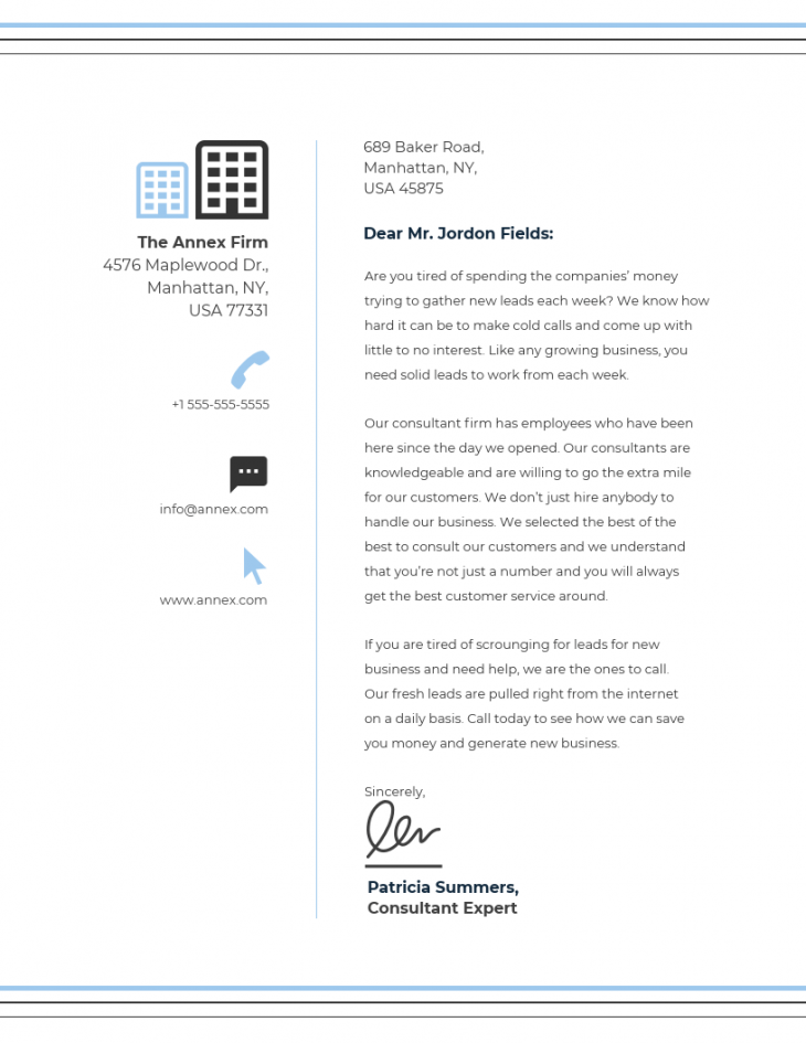 29 Professional Business Letterhead Examples + Design Ideas