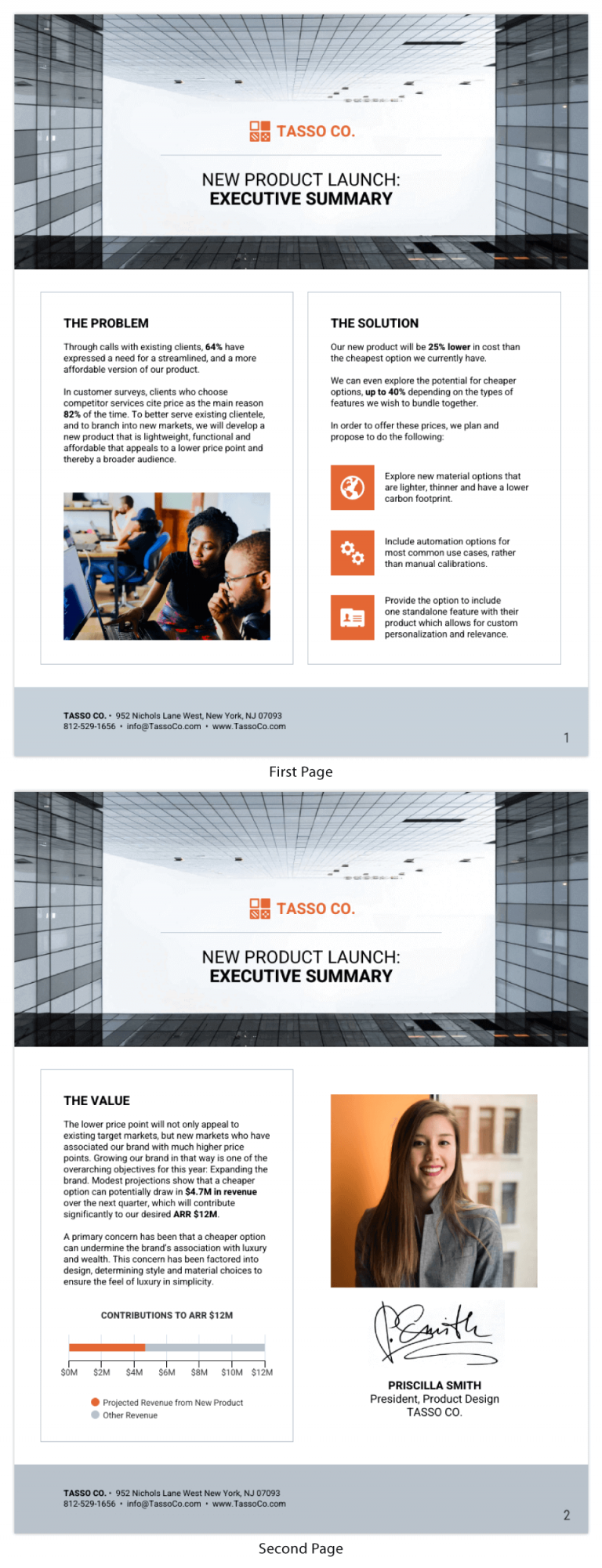How To Write an Executive Brief for a Report - Venngage