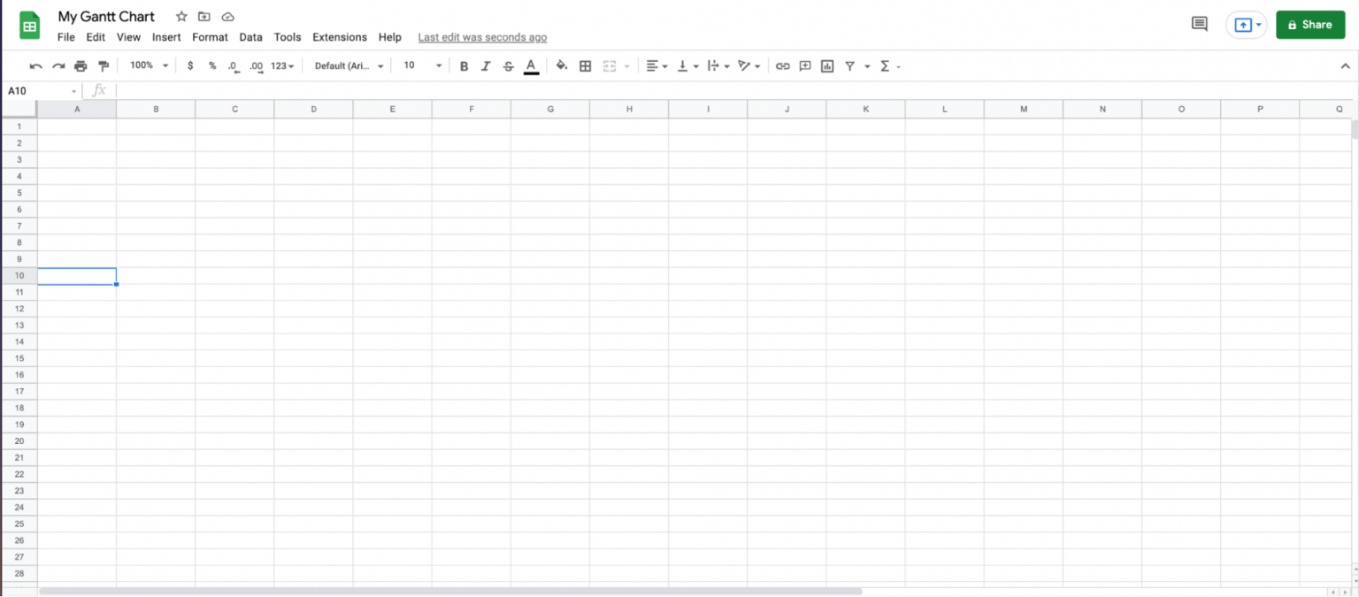 How to Create a Gantt Chart in Google Sheets? - Venngage