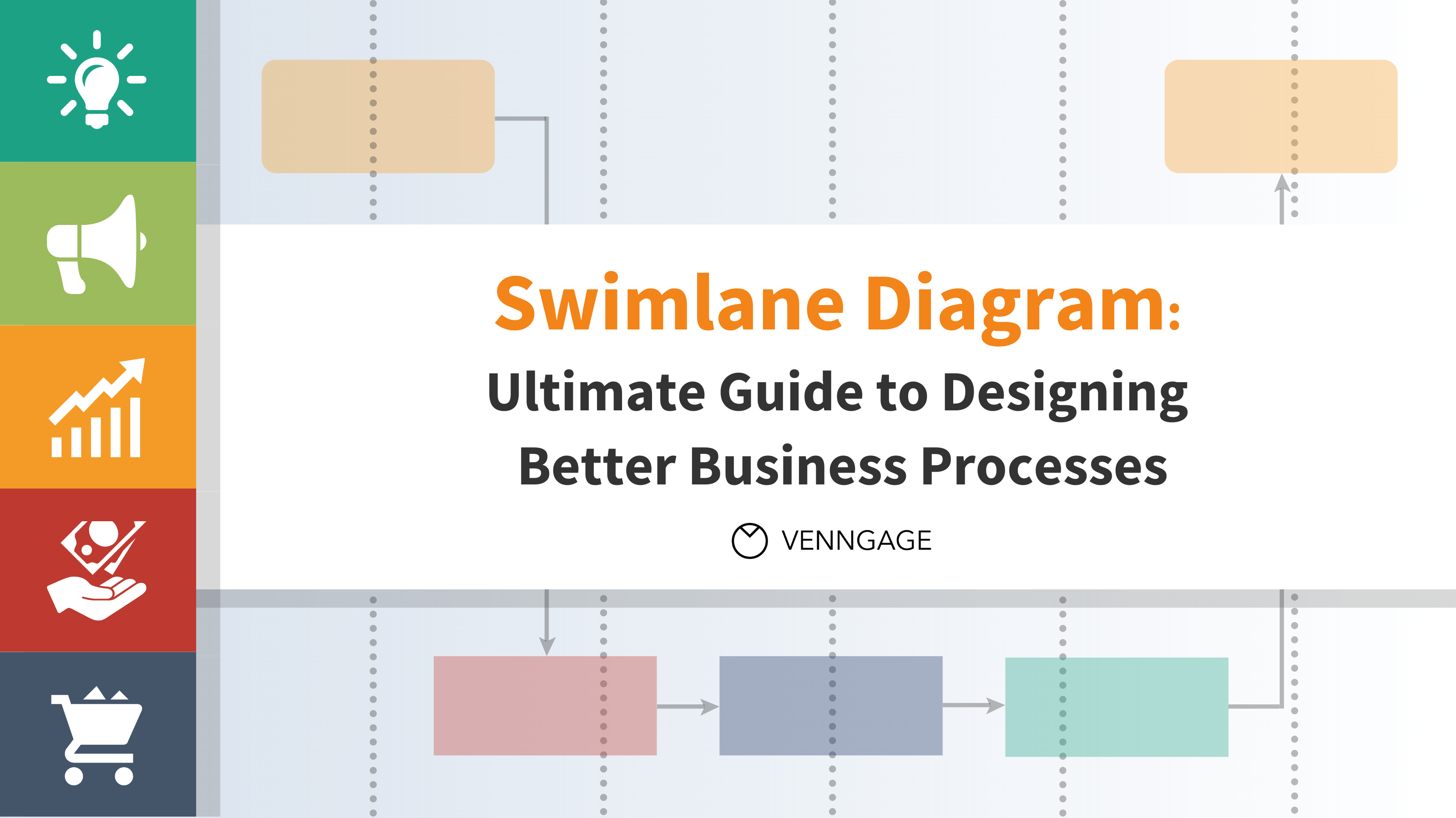 Swimlane Diagram Prezi Template Prezibase Process Flow Chart Flow