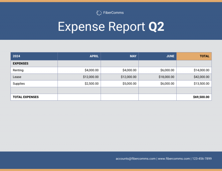 12+ Expense Report Examples with Editable Templates - Venngage