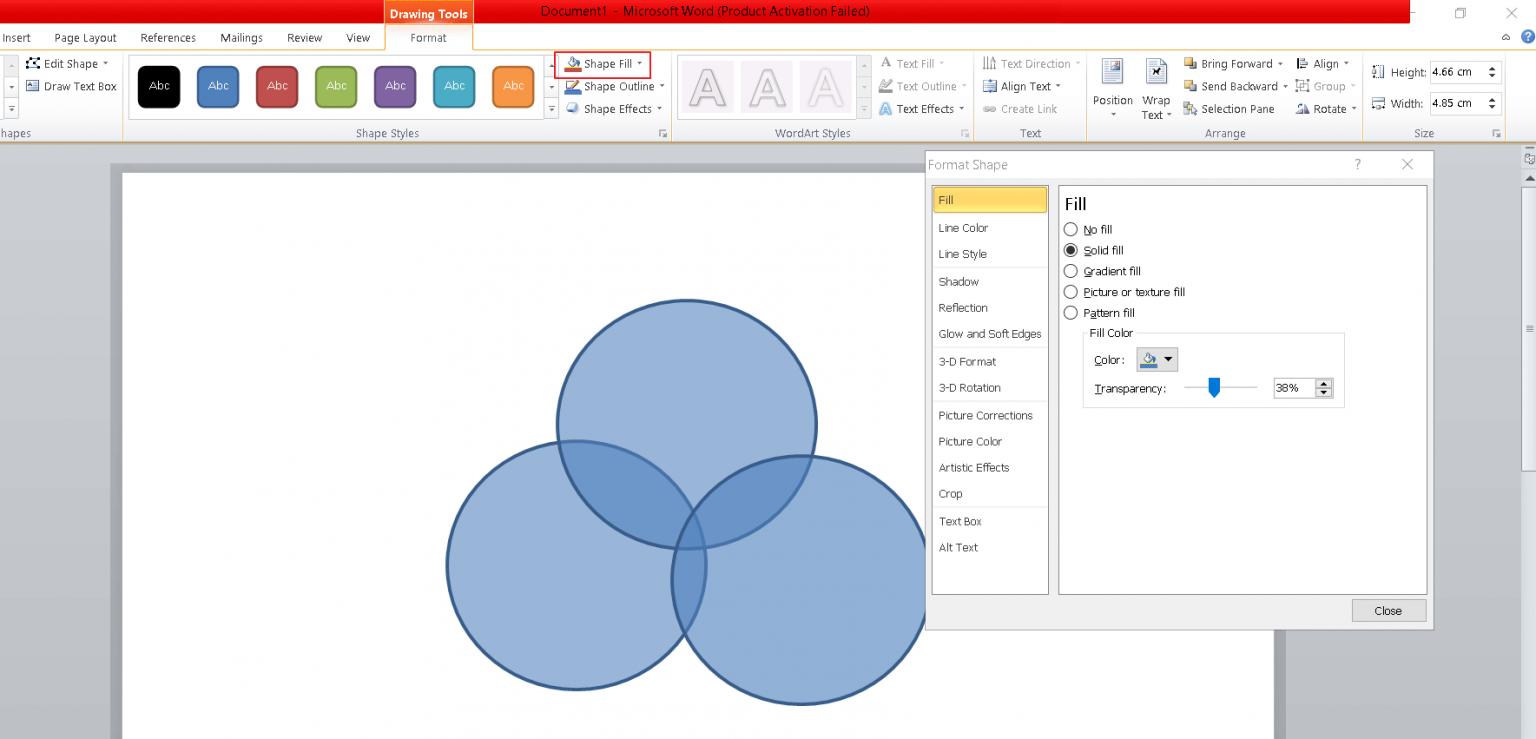 How To Make A Venn Diagram In Microsoft Word Venngage How To Make A Venn Diagram In Microsoft Word Venngage