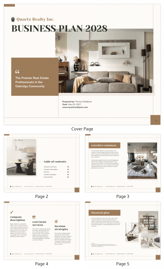 How to Write a Business Plan Outline [Examples + Templates] - Venngage