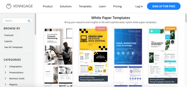 How to Write a White Paper [Tips & Templates] - Venngage