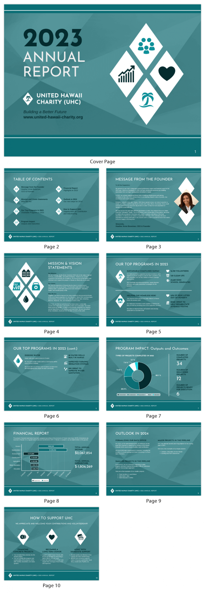 11 Nonprofit Annual Report Examples & Templates - Venngage
