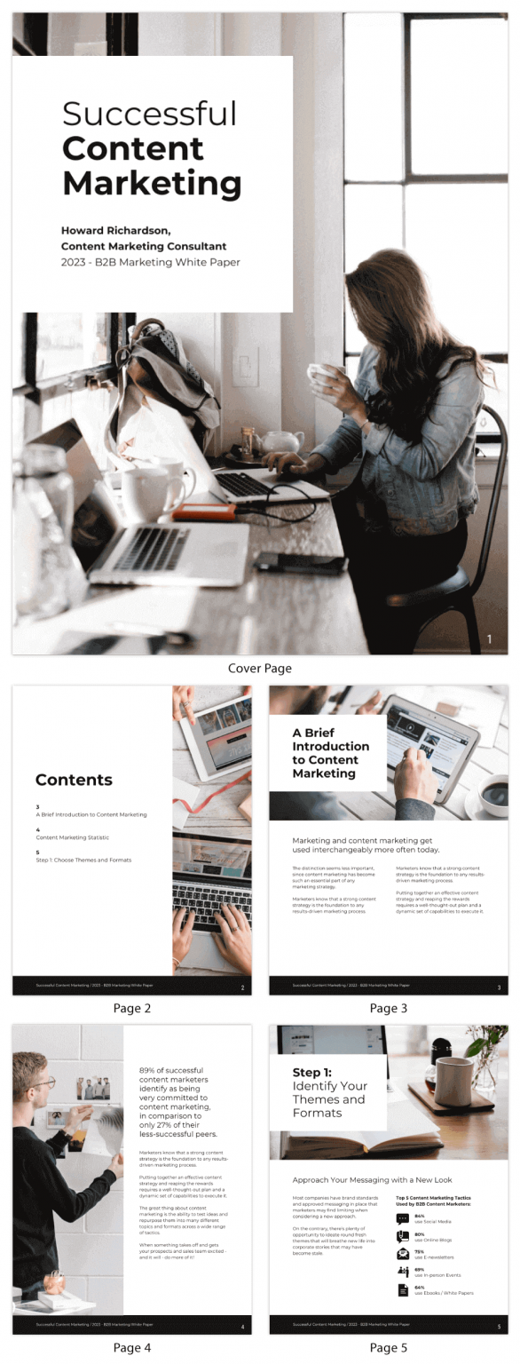 20+ Inspiring White Paper Examples and Design Tips