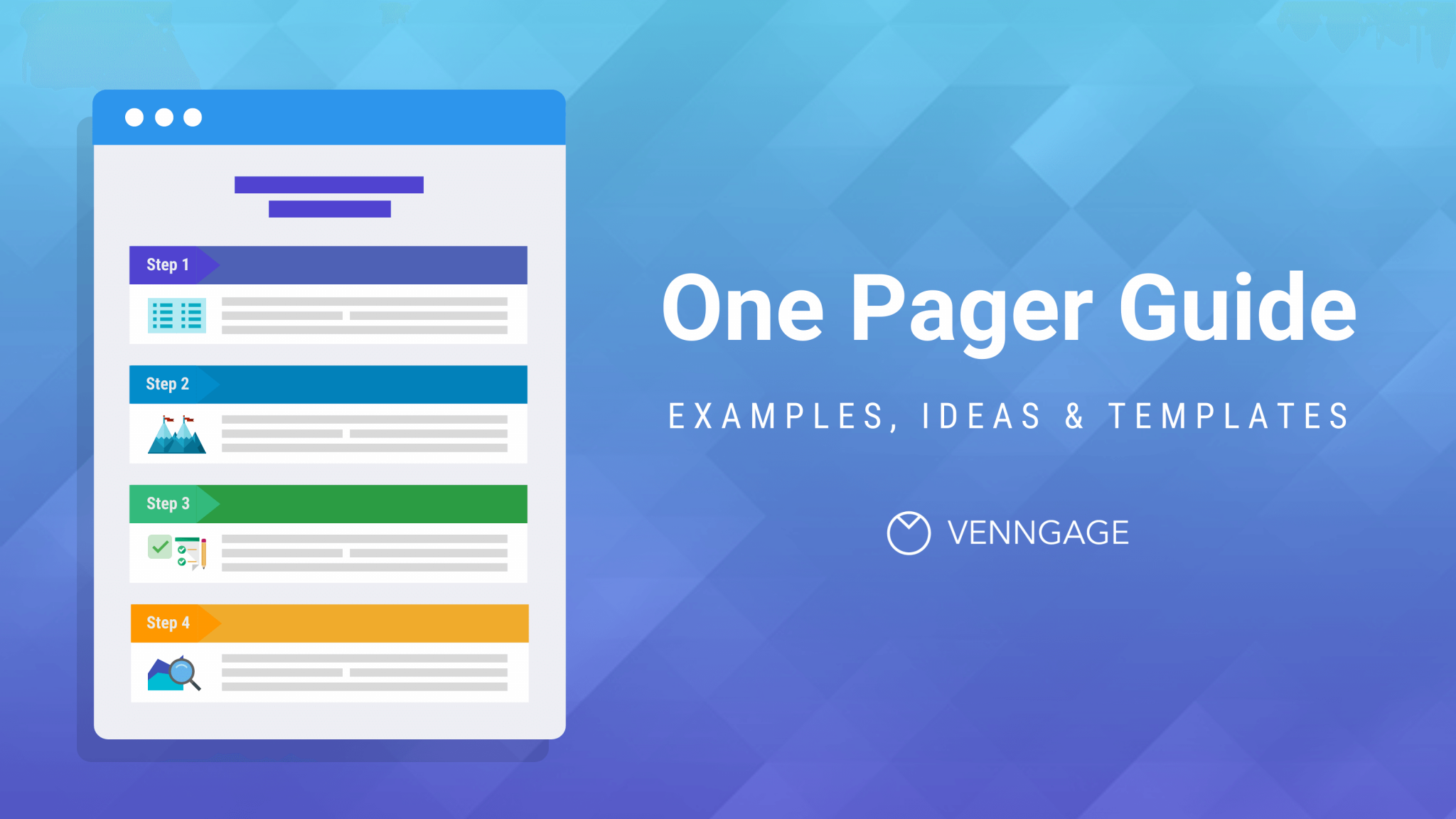 One Pager Guide Examples Ideas And Templates Venngage