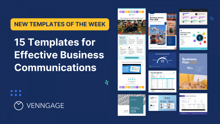 New Templates of the Week: 15 Templates for Effective Communications