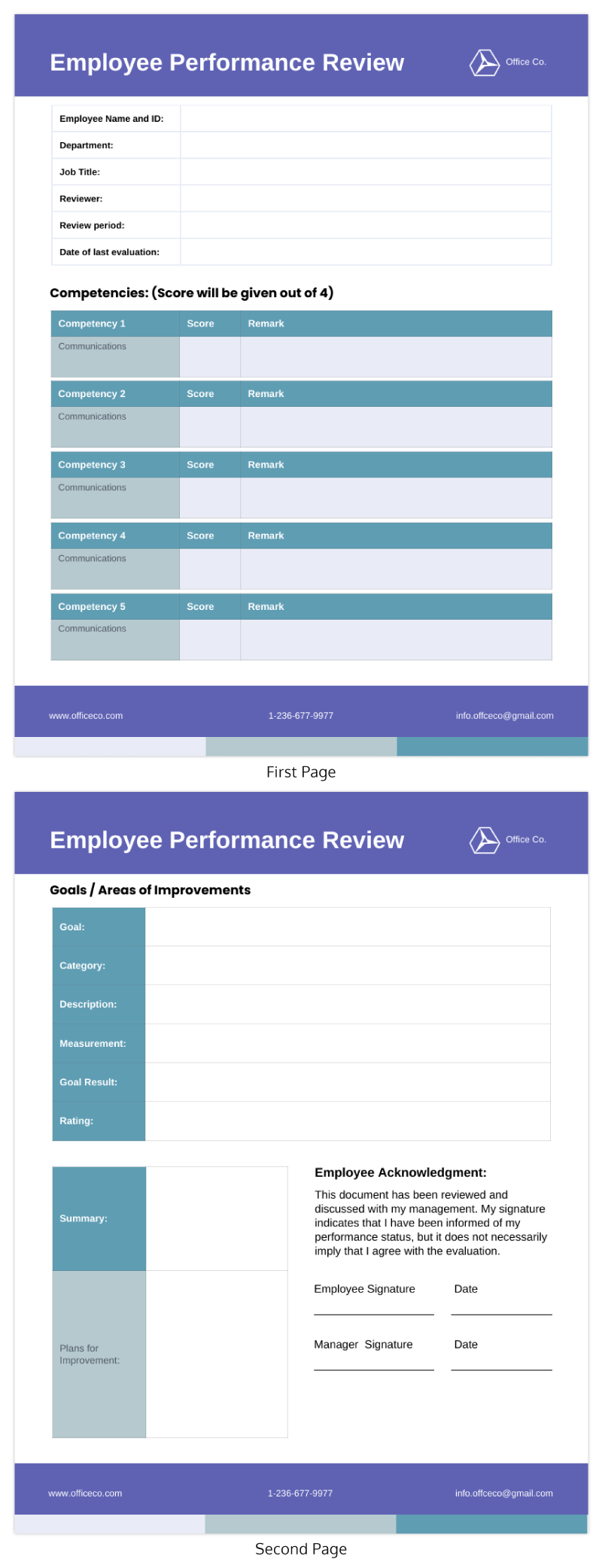 13 Performance Appraisal Examples Phrases Example To Fill Appraisal Form