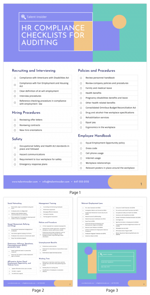 12+ (Non-Boring) Training Checklist Templates - Venngage