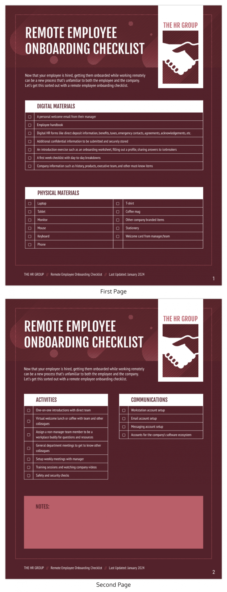 12+ (Non-Boring) Training Checklist Templates - Venngage