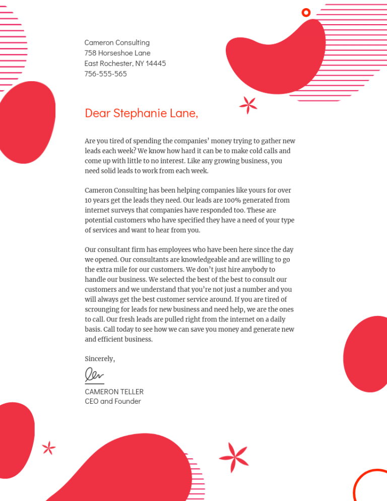 33 Letterhead Design Ideas To Spark Creativity [+ Templates] - Venngage