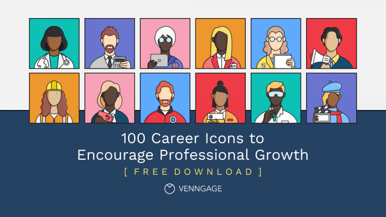 100 Career Icons to Encourage Professional Growth [Free Download]