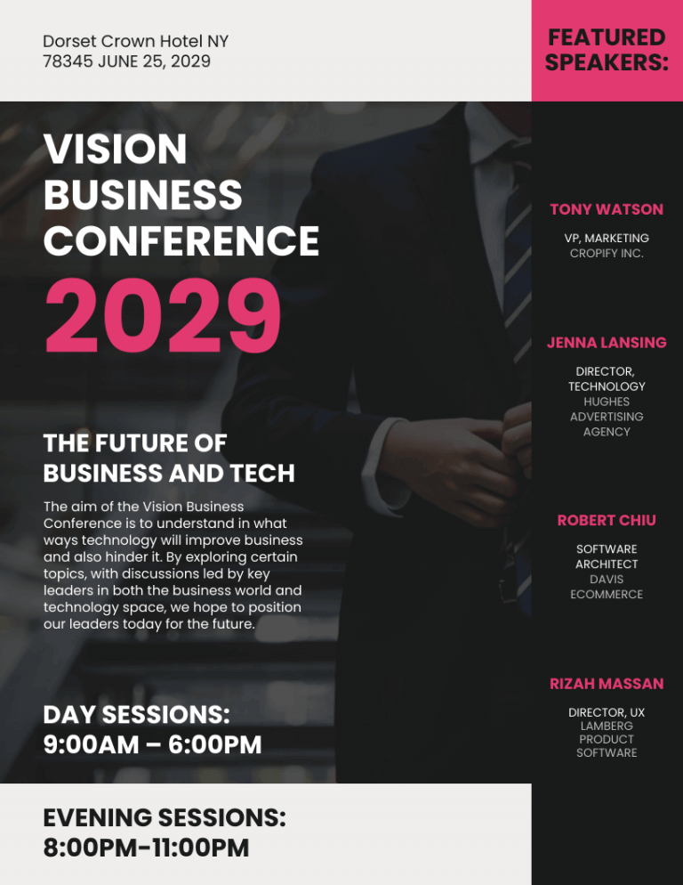 20 Customizable Event Flyer Templates & Design Tips - Venngage