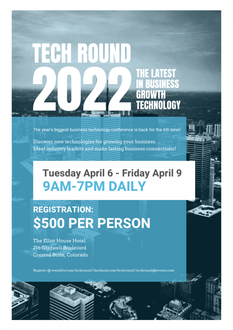 20 Customizable Event Flyer Templates & Design Tips - Venngage