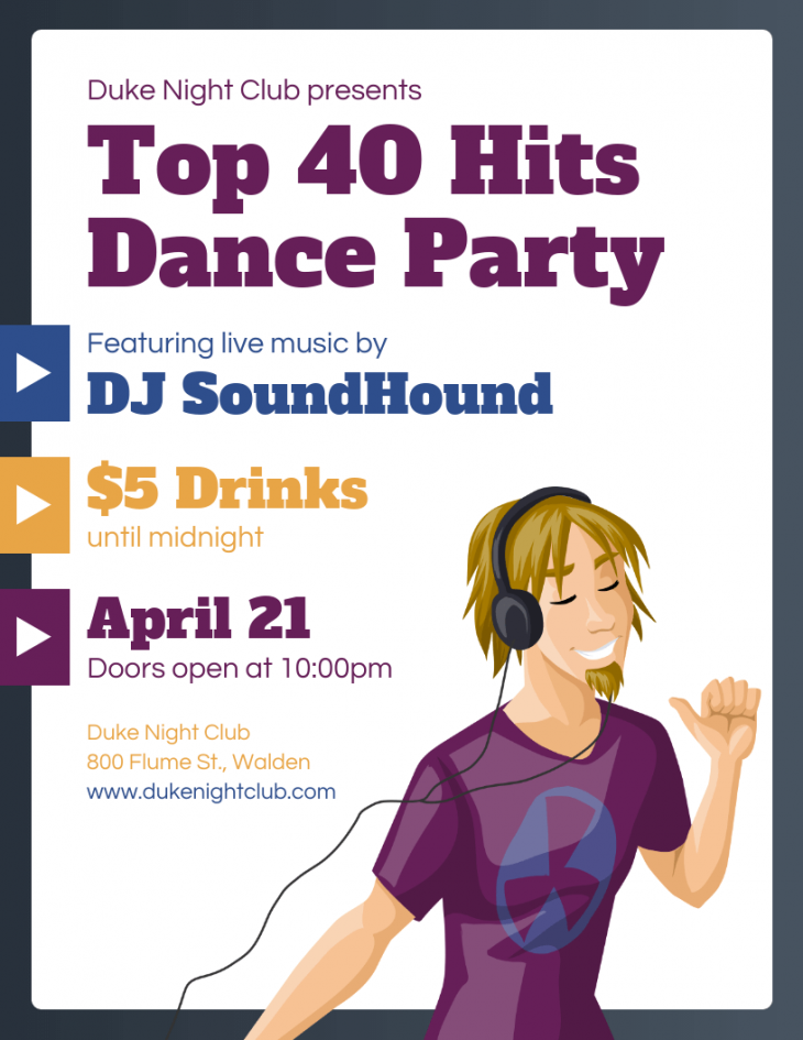 20+ Customizable Club Flyers & Templates Made For Nightlife - Venngage