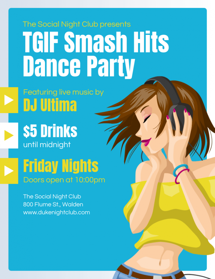 20+ Customizable Club Flyers & Templates Made For Nightlife - Venngage