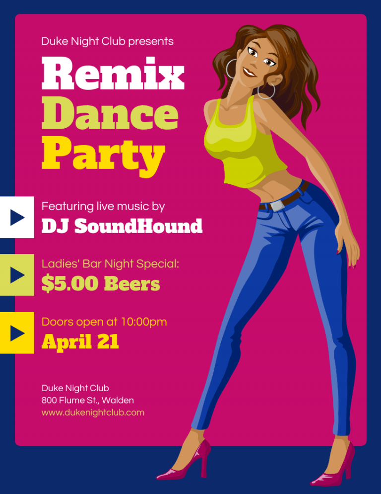 20+ Customizable Club Flyers & Templates Made For Nightlife - Venngage