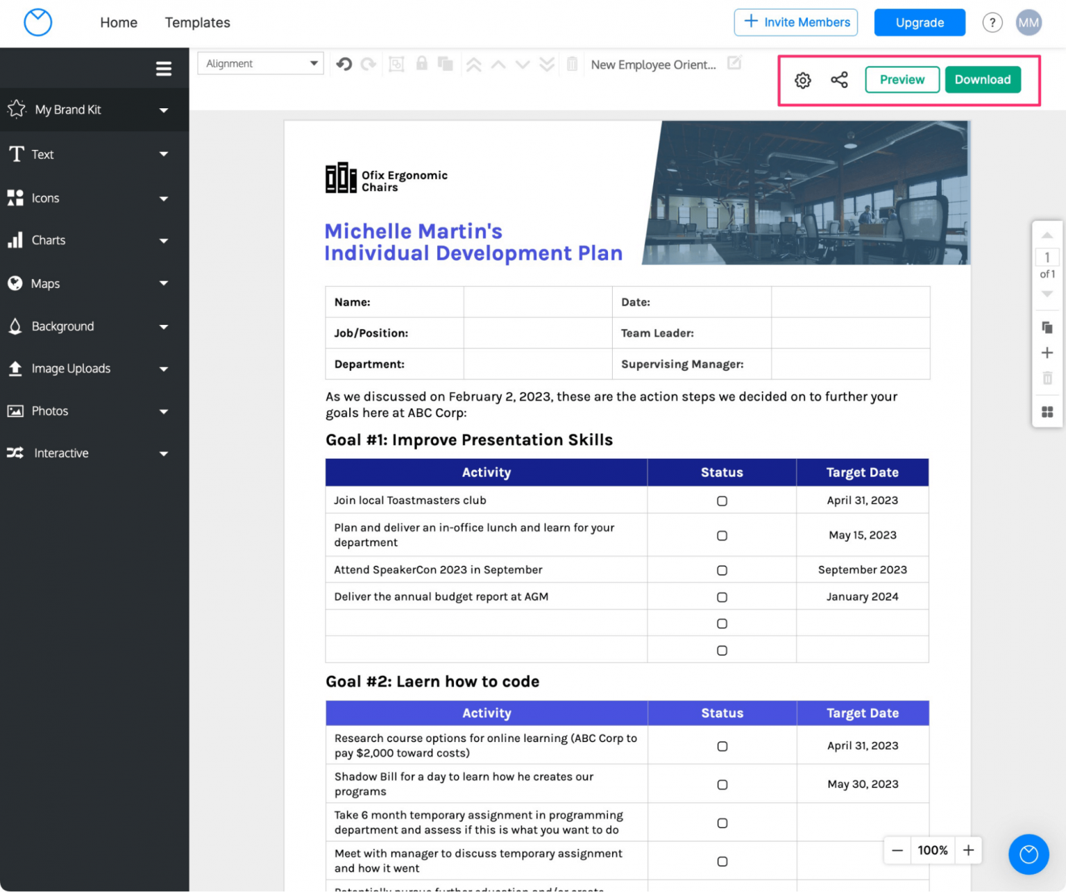 Individual Development Plan: 14 IDP Templates & Examples - Venngage