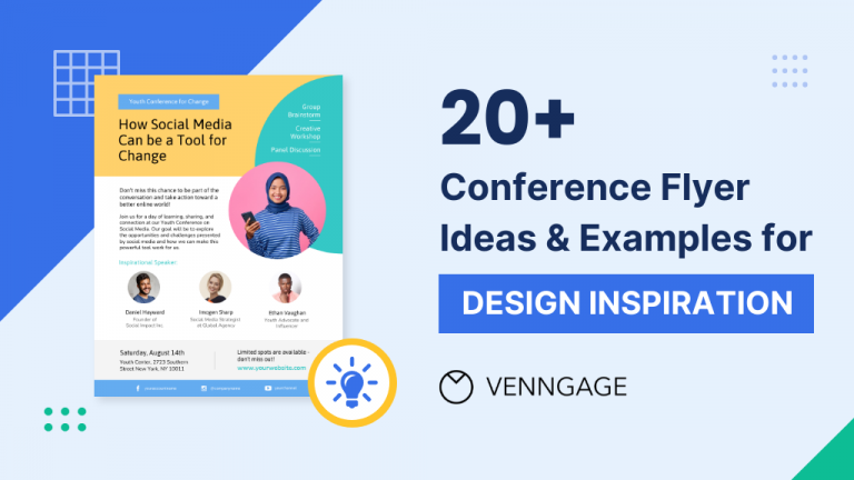 20+ Conference Flyer Ideas & Examples for Design Inspiration - Venngage
