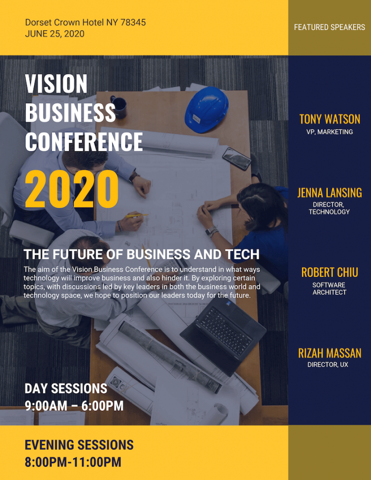 20+ Stunning Event Poster Examples To Inspire Your Next Design - Venngage