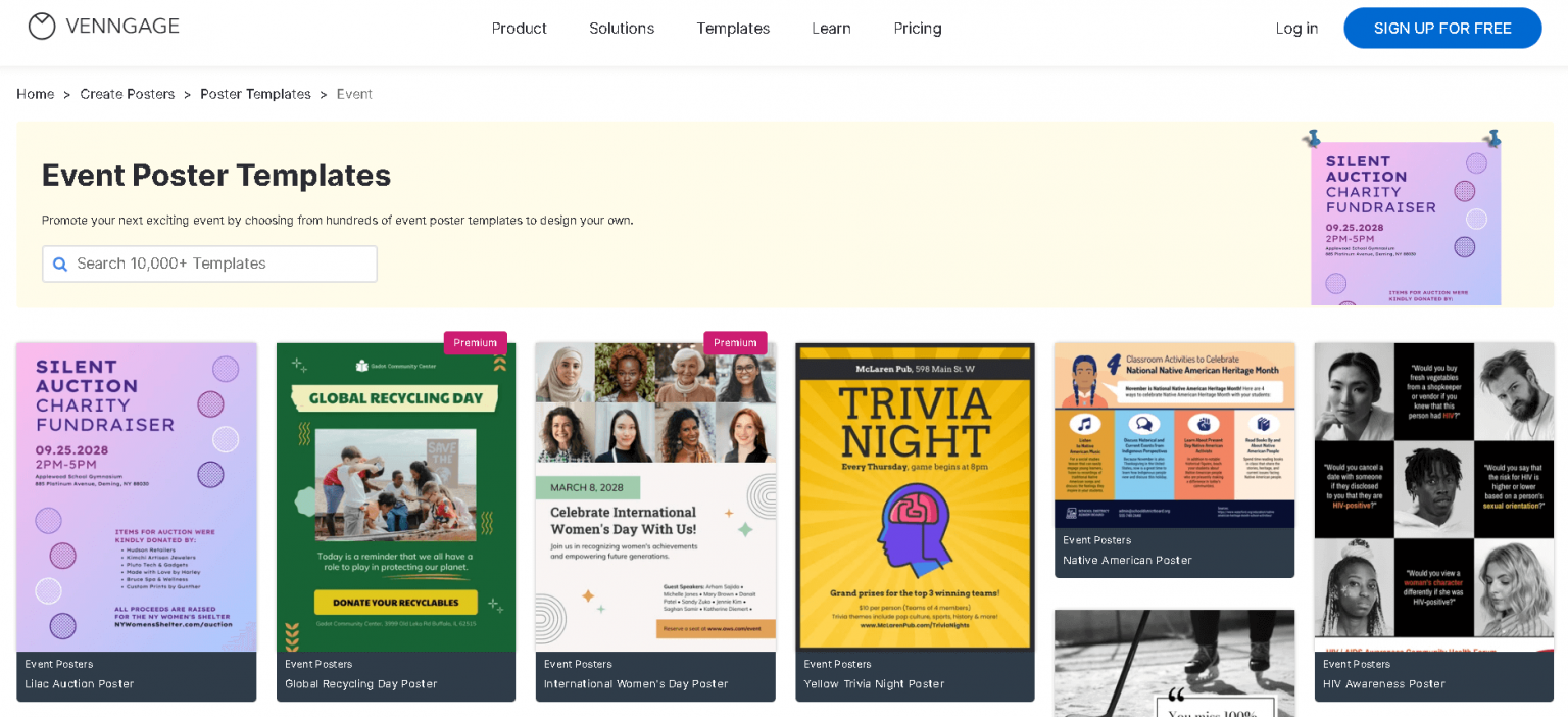 20+ Stunning Event Poster Examples To Inspire Your Next Design - Venngage