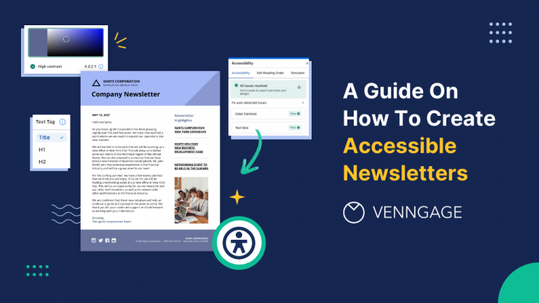 A Guide On How To Create Accessible Newsletters - Venngage