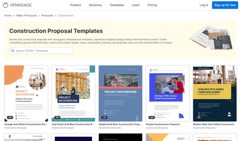 How to Write a Construction Proposal - Venngage